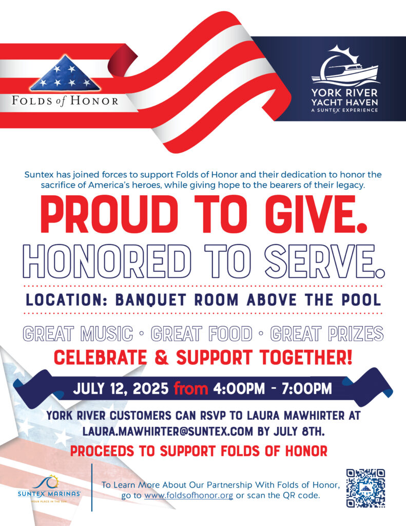 Slips-Giving at York River Yacht Haven | Gloucester, Virginia